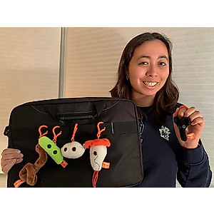 GIANTmicrobes Biohazards Gift Box, Microbiology Gifts, Medical Gag Gifts Funny, Doctor Gifts, Bacteria Plush, Virus Plush Toy, Plush Keychain