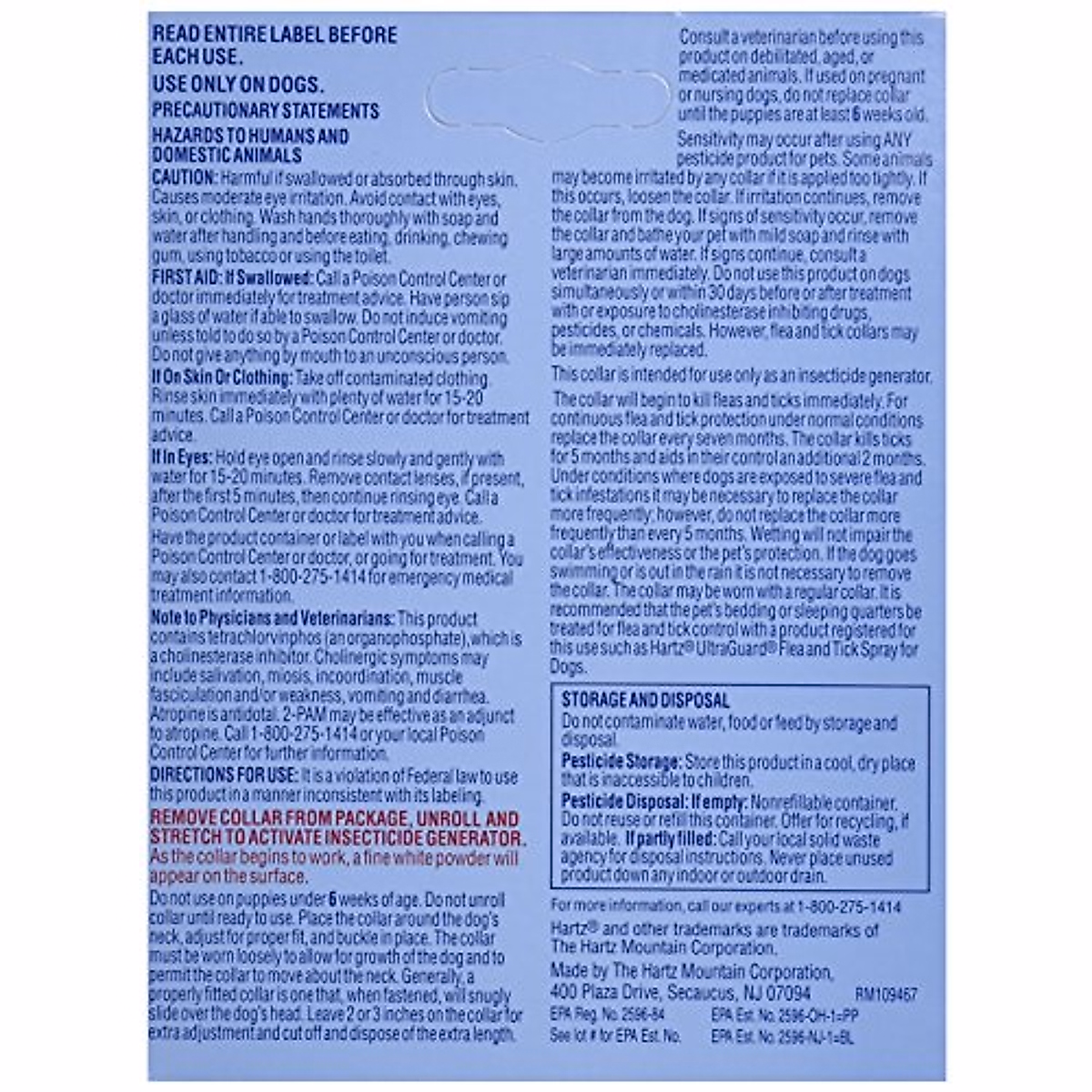 Hartz 2 In 1 Large Dog Collar