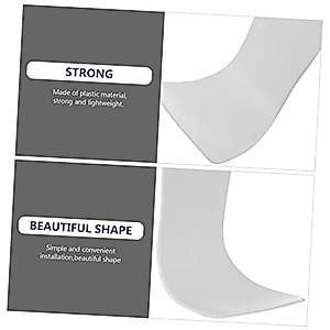 SHERCHPRY 2pcs Water Tray Dispenser Catch Tray Automatic Drip Tray Bubble Soap Cup Tray Dispenser Drip Tray Foam Soap Auto Soap Dispenser Clothes Washing Powder White Leakproof Abs