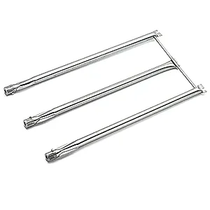 Grill Burner Tube Replacement for Weber Genesis Series 1000 1000LX 2000 2000LX 3000 3000LX 4000 4000LX 5000 5000LX, Genesis Gold and Platinum 3609(pre-2002), Platinum I/II, Weber 7506 Burner Pipe Set