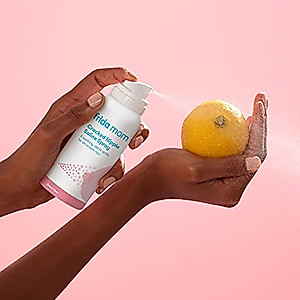 Frida Mom Cracked Nipple Soothing Spray | All-Natural Saline Spray to Heal Sore, Cracked Breastfeeding Nipples | Spray + Air-Dry | Gentle for Baby + Mom | 2 Fl oz