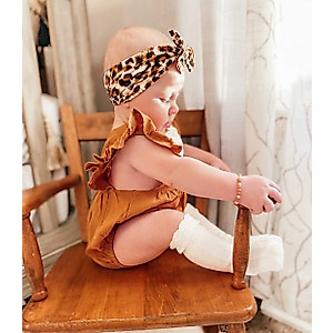 UeeSum Baby Girl Nylon Headbands with Bows Newborn Infant Toddler Headwrap Hair Accessories