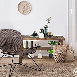 Babion Shoe Rack Bench, 3-Tier Shoe Storage, Dark Brown Shoes Organizer Shelf, Multi-Function Shoe Shelf, Sturdy Shoe Rack for Entryway, Bathroom, Industrial Style, Wooden Frame