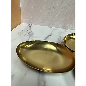 3 Bowl Condiment Server - Decorative Fruit Bowl Salad Popcorn Serving Tray - Home Essentials for Chips, Cereal & Condiments - Small Decorative Bowl - Versatile Kitchen Counter Organizer & Serveware