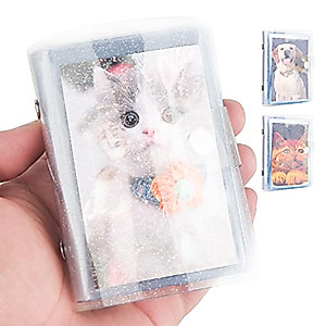 2Packs 36 Pockets 2x3 Photo Album for Fujifilm Instax Mini 12 11 9 Camera, Polaroid Snap, Z2300, SocialMatic Instant Cameras & Zip Instant Printer (White)