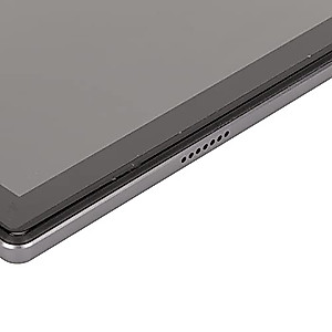 Naroote 10.1 Inch Tablet, 100-240V 3200x1440 Gray Tablet PC 8GB RAM 128GB ROM for Android 12 for Writing (US Plug)