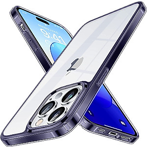 Clear for iPhone 14 Pro Max Case Compatible with Magsafe Military Grade Tested Hard PC with Soft Edges Cover Slim Shockproof Case for 14 Pro Max 6.7 Inch Clear