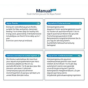 Aquarium Fish Feeder Automatic Fish Feeders Auto Fish Food Timer Feeder for Fish Tank