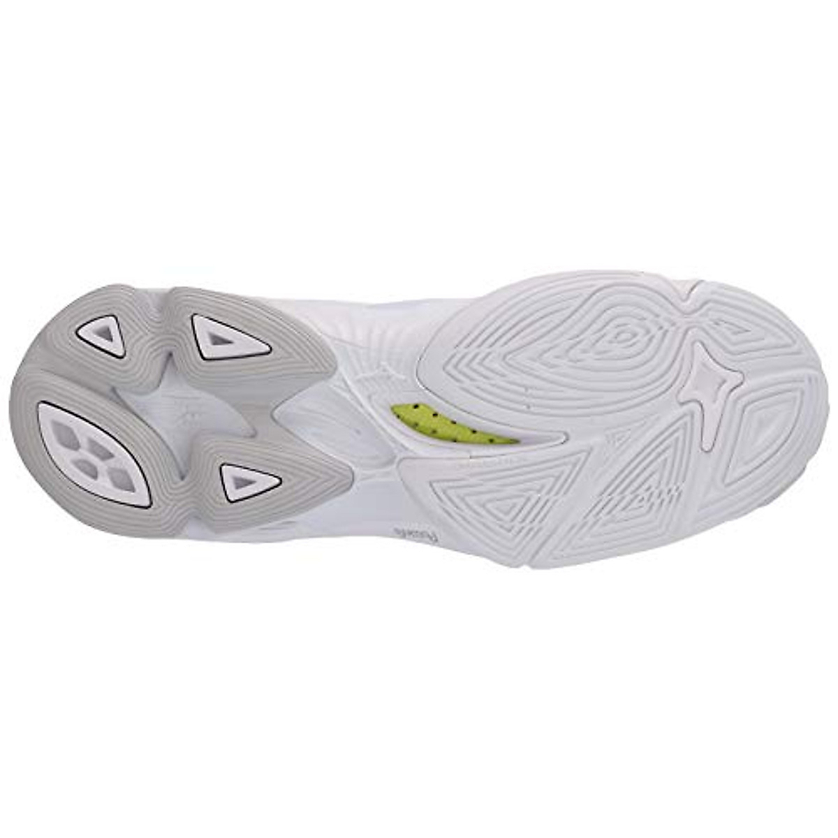 Mizuno Wave Lightning Z6 Womens Volleyball Shoe, White, 10