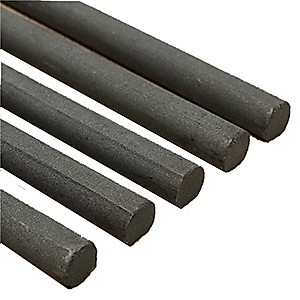 LTKJ 5PCS Black MnZn Ferrite Rod Bar Loopstick for Radio Antenna Aerial Crystal AM 10X200mm