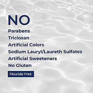 Kiss My Face Super White Cool Mint Gel Toothpaste, SLS And Fluoride Free, Removes Plaque And Prevents Tartar, With Added Tea Tree Oil, Aloe And Iceland Moss, 4.5 Oz