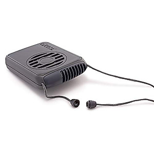 O2COOL Deluxe Personal Necklace Fan | Hands- Free, Battery Operated Wearable Mini Cooling Device for Beach, Sporting Events, Camping (2 Pack Random Colors)