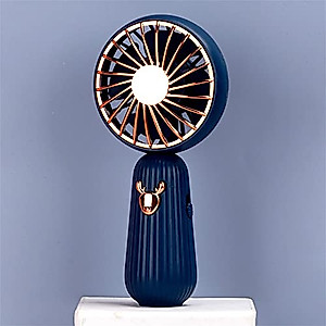 Aozhen Mini Handheld Fan USB Desk Fan Small Personal Portable Hand Fan Table Fan with Rechargeable Battery Operated Cooling Folding Electric Fan 3-10H Working Hours for Women Men Office