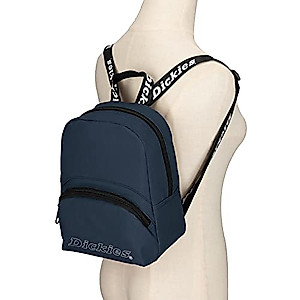 Dickies Cute Mini Backpack For Girls, Small Backpack Purse For Women, Kids Travel Shoulder Bag (Navy)