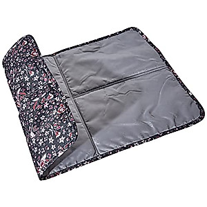 Vera Bradley Women's Performance Twill Ultimate Baby Diaper Bag, Tranquil Gray, One Size