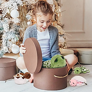 Karister 4Pcs Turtle Stuffed Animals with Babies Inside Shell,Sea Turtle Plush Toy 14'',Stuffed Turtle for Kids,Plush Turtle for Birthday Christmas or Baby Shower,Turtle Pillow,Tortoise Plush Toys