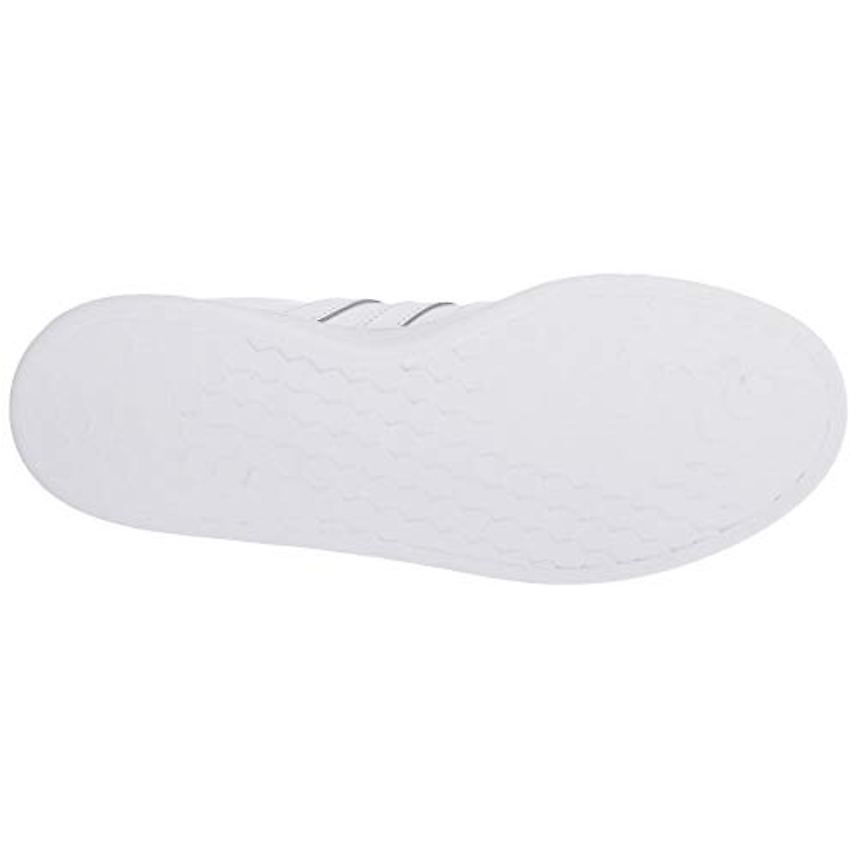 adidas Women's Grand Court SE Tennis Shoe, White/White/Orange tint, 8.5