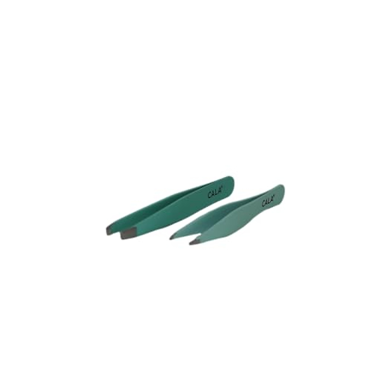 Cala Soft touch mint tweezer duo