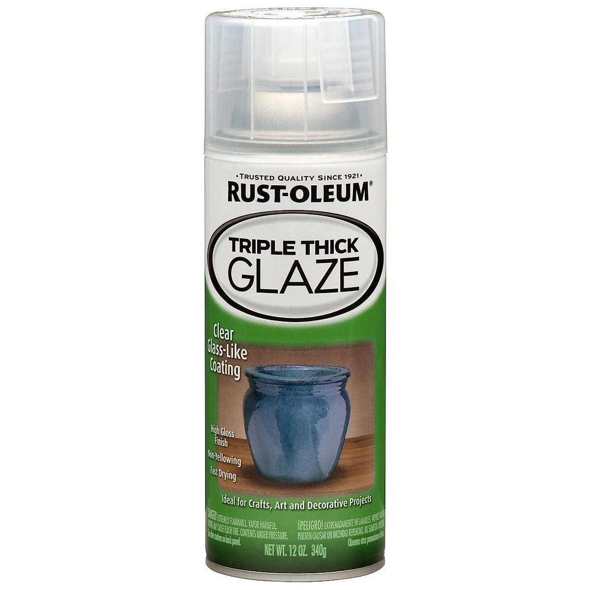 Rust-Oleum 264985 2 Pack Specialty Clear Triple Thick Spray, Clear, 12-Ounce