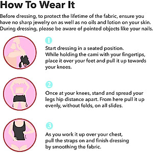 LILLY ROSE Womens Tank Tops Shapewear - Body Shaper - Compression Camisole (White, Small)