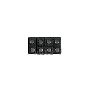 BLACKHAWK 44B350BK Traditional Black CORDURA 2 -Inch Nylon Belt Keeper - Set of 4