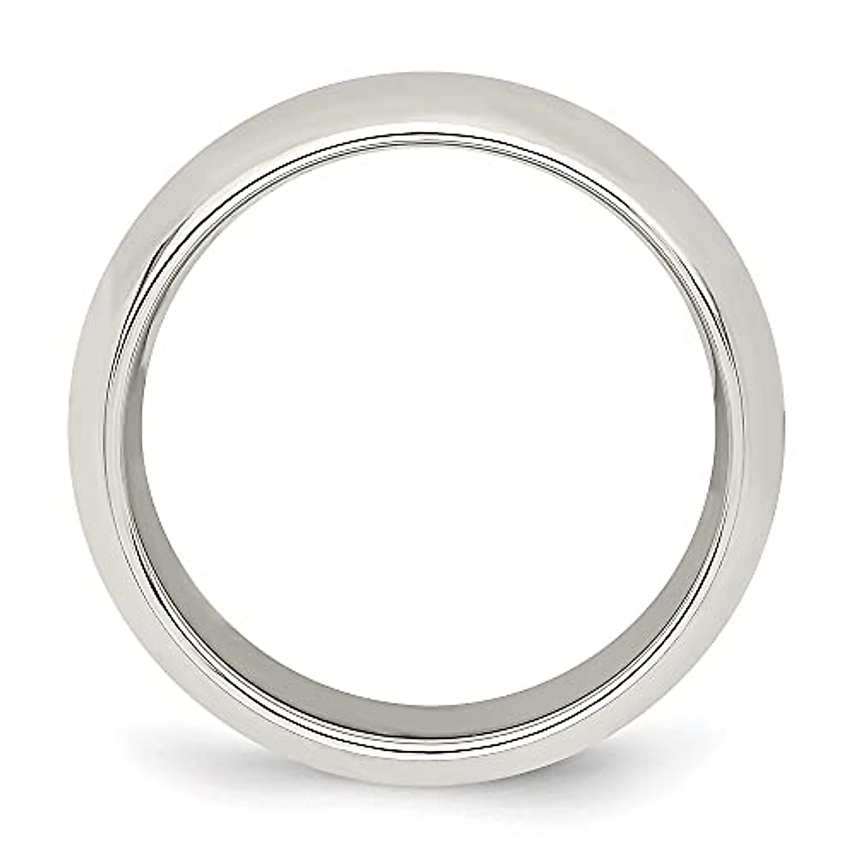 Diamond2Deal 925 Sterling Silver 7mm Wedding Band Ring