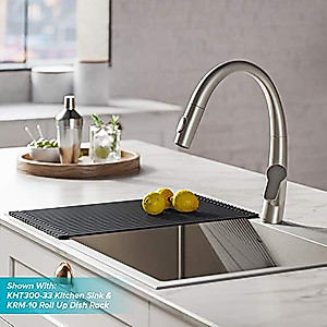 Kraus KPF-2522SFS Arqo Dual Function Pull Down Kitchen Faucet, 15 Inch, Spot Free Stainless Steel