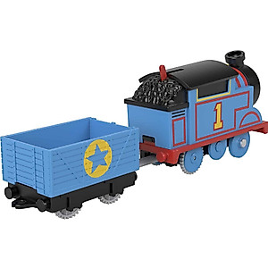 Thomas & Friends Motorized Toy Train Thomas Battery-Powered Engine with Cargo for Pretend Play Preschool Kids Ages 3+ Years​