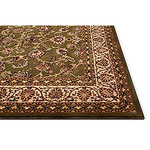 Well Woven Barclay Sarouk Green Traditional Area Rug 2'3" X 3'11"