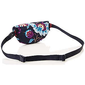 Vera Bradley Women's Performance Twill Convertible Crossbody Belt Bag With RFID Protection, Mayfair in Bloom, One Size