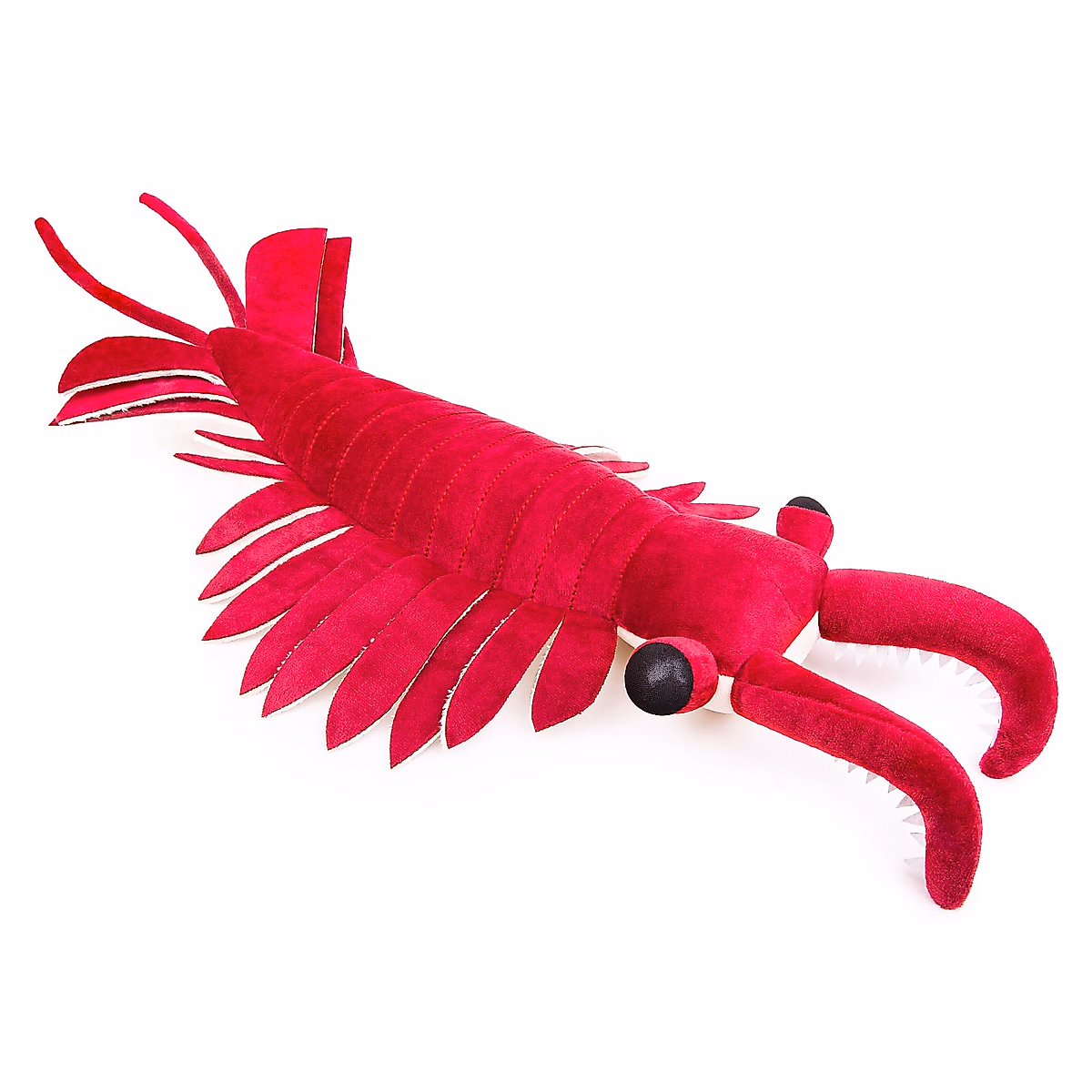 ZHONGXIN MADE Realistic Cambrian Ancient Organism Anomalocaris Plush Toy - 21" Lifelike Cambrian Creature Anomalocaris Stuffed Animals Model Plushie, Unique Plush Gift for Kids