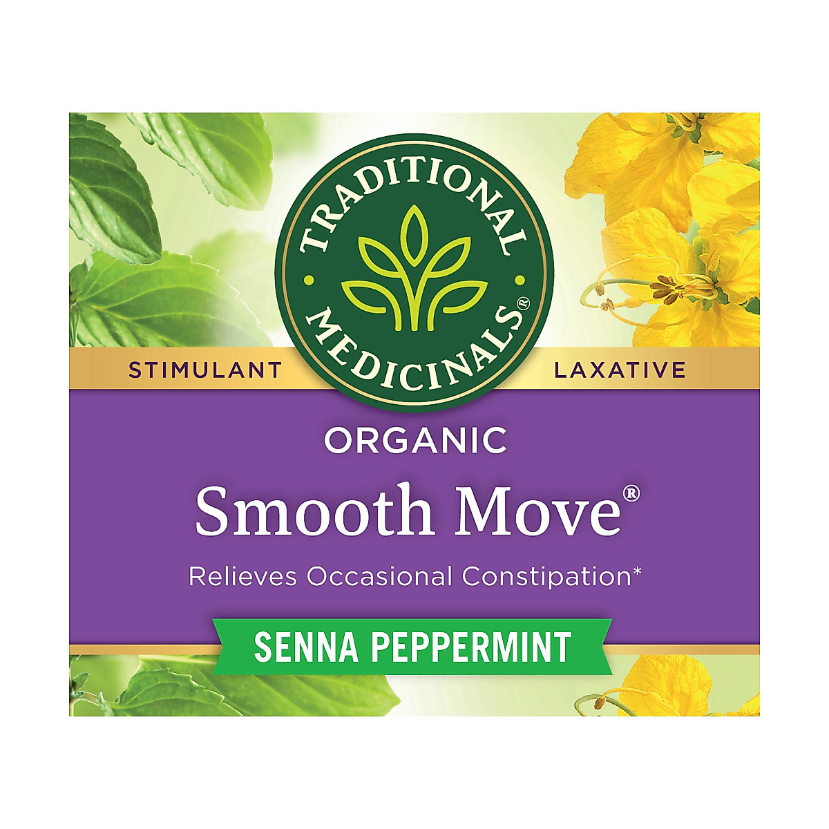 Traditional Medicinals Organic Smooth Move Peppermint Tea, 16 ct