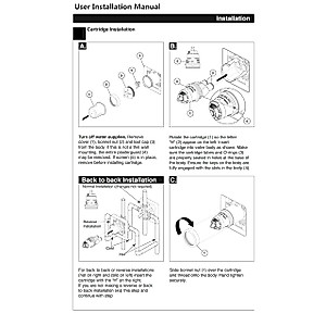 RP46074 Shower Cartridge for Shower and Tub 13/14 Series, Monitor Shower Parts,Single-handle MulitChioce Universal Valve Cartridge Assembly Water Cartridge