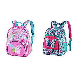 Daaupus 12-Inch girl preschool backpack,Kids Backpack for Boys & Girls, Perfect for Daycare and Preschool, Unique design print backpack for school and travel