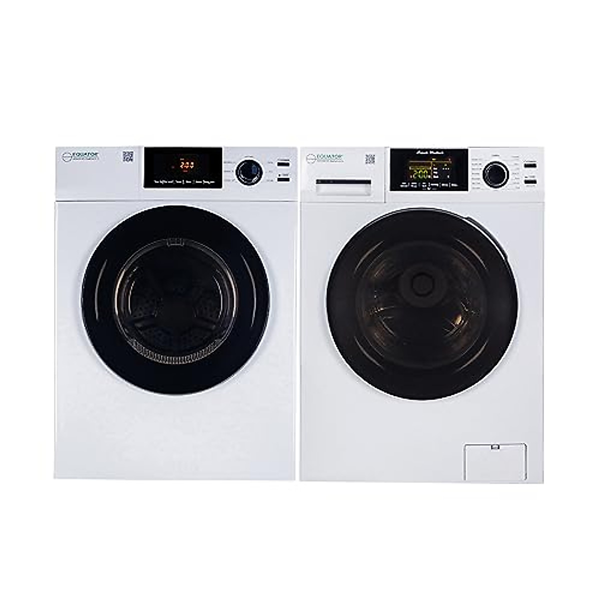 Equator Power Touch 18 lbs Compact 110V Washer +220V Vented Digital 4cf Dryer