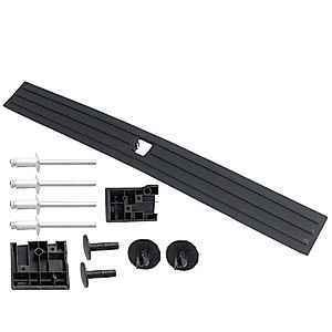 KARPAL Center Flexible Flex Step Tailgate Cap Mad Molding Trim w/Release Button Compatible with Ford F150 F-150 2015-2020