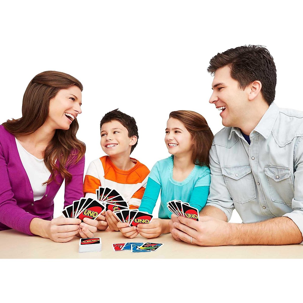 Mattel Games UNO Card Game, Multi, 8 x 3-3/4 x 81/100 in (42003)