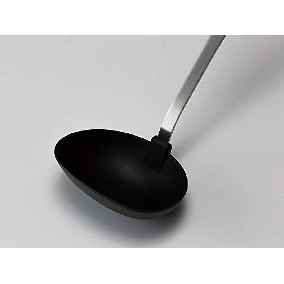 Snow Peak's Nylon Ladle, CS-214, Stainless Steel, Nylon, Bamboo, Made in Japan, Lifetime Product Guarantee, Cooking Utensil