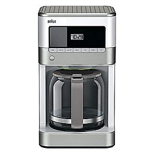 Braun KF6050WH BrewSense Drip Coffee Maker,12 oz, White