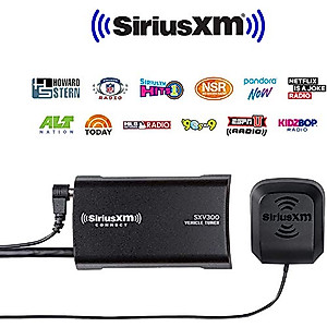 Sony MEX-N5300BT 1-DIN CD Car Stereo & SiriusXM Tuner Bundle. Radio with Bluetooth, AM/FM, Plays FLAC Files, 3 Pre-Amp Outputs, Two Zone Color Illumination. Voice Control for Android, Siri Eyes Free