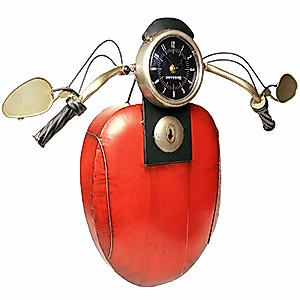 EXCELLO GLOBAL PRODUCTS Motorcycle Tank/Handle bar with Clock