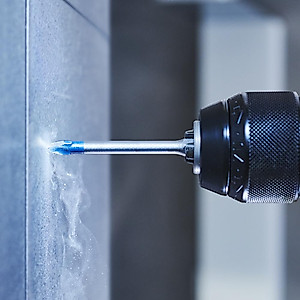 Bosch Professional 5 pc. Expert HEX-9 HardCeramic Drill Bit Set (for Roof Tiles, Tiles, Ø 6 mm, Accessories Rotary Impact Drill)