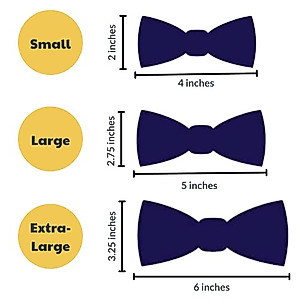 H&K Bow Tie for Pets | Cinco Fiesta (Small) | Velcro Bow Tie Collar Attachment | Fun Bow Ties for Dogs & Cats | Cute, Comfortable, and Durable | Huxley & Kent Bow Tie