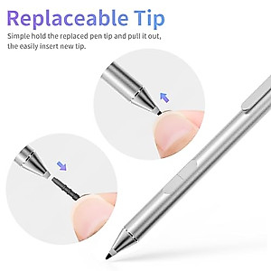 Stylus Pen for Dell 7420/5591/5490 2-in-1, for Dell 2-in-1 Latitude 9520/9510/7420/7410, XPS 9310/7390, Precision 5530 (Check The Compatible List Before Purchase)