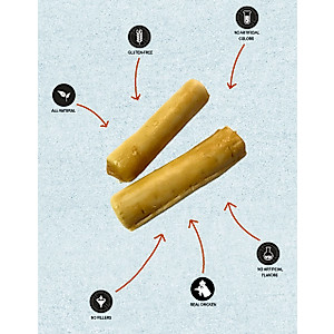 Totally Animal Medium Hide-Free Chicken Recipe Dog Chews | | Best Non-Rawhide Natural Treats on Earth for Dogs | Easy to Digest No-Rawhide Rolls | 4-5" Rolls (Pack of 4)