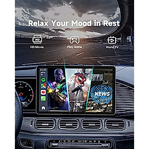 Carlinkit CarPlay Ai Box Android 12.0, 8+128G Adapter with Netflix, YouTube, Hulu,Disney+，Ai Box CarPlay Dongle Magic Box Carplay to Stream Media to Car & TV, Wireless CarPlay & Android Auto