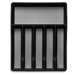 Expandable Cutlery Drawer Organizer, Flatware Drawer Tray for Silverware, Serving Utensils, Multi-Purpose Storage for Kitchen, Office, Bathroom Supplies