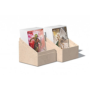 Ultimate Guard RTE Boulder 100+, Deck Case for 100 Double-Sleeved TCG Cards, Natural Color, 97% Renewable, Made in Germany, Secure & Durable Storage