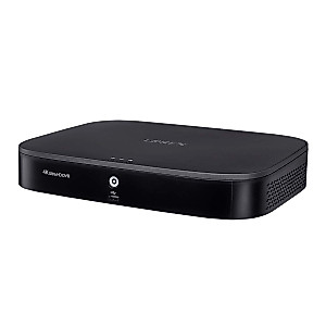 Lorex D841A82B Series 8 Channel 4K HD 2TB Analog HD Security System DVR with Advanced Motion Detection Technology and Smart Home Voice Control, Black