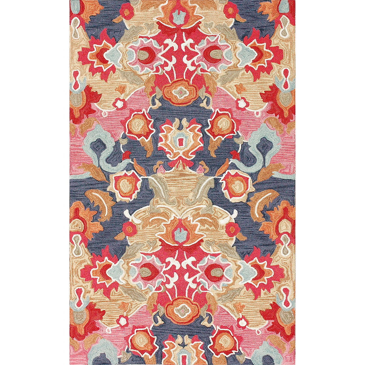nuLOOM Hand Hooked Felicity Area Rug, 5x8, Multi